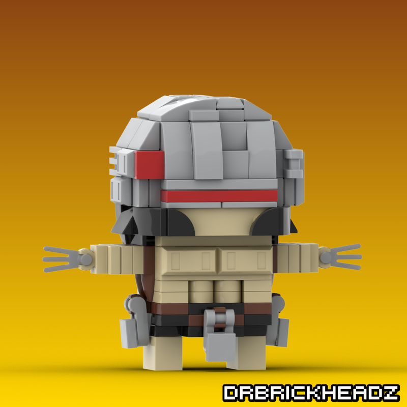 LEGO MOC Weapon X Custom Brickheadz by DrBrickheadz | Rebrickable ...