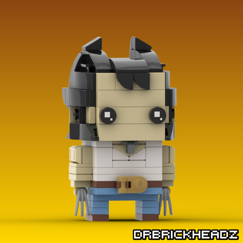 LEGO MOC Wolverine (James Howlett) Brickheadz by DrBrickheadz ...