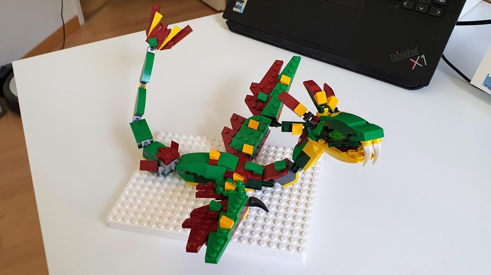 LEGO MOC Quetzalcoatl (31058+31073) by kamila | Rebrickable - Build ...