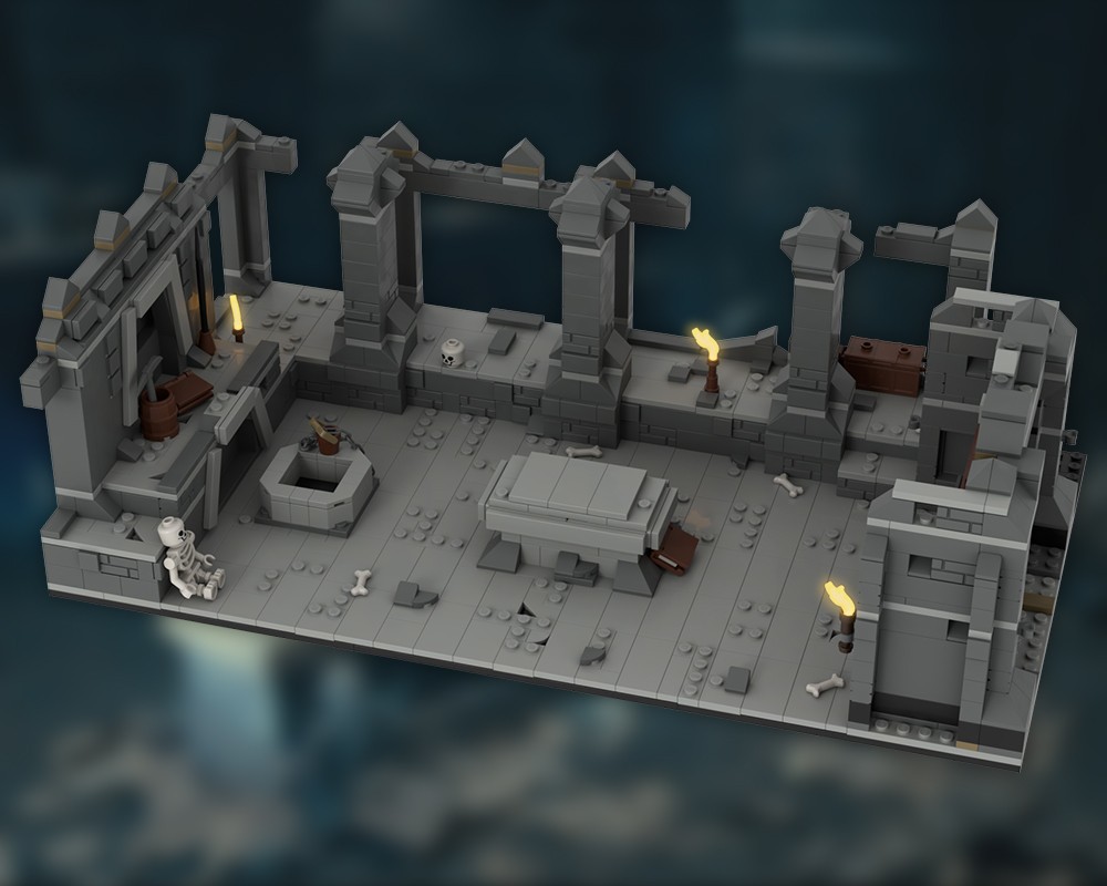 LEGO MOC Balin's Tomb (The Mines of Moria) by CLUN_k | Rebrickable ...