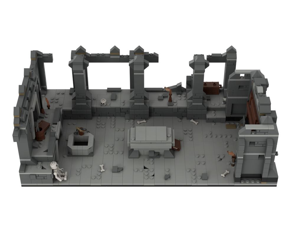 Lego Moc Balins Tomb The Mines Of Moria By Clunk Rebrickable