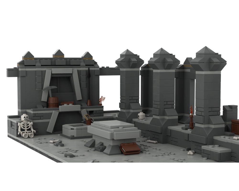 Lego Moc Balins Tomb The Mines Of Moria By Clunk Rebrickable