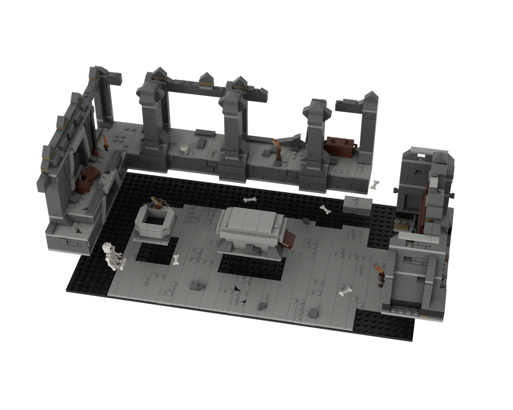 Lego Moc Balins Tomb The Mines Of Moria By Clunk Rebrickable