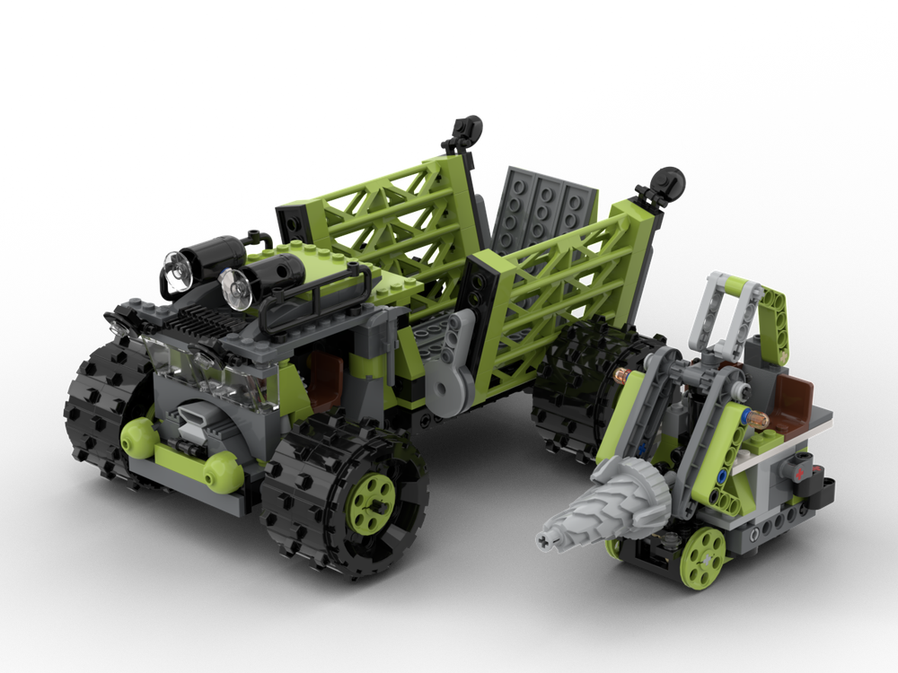 LEGO MOC Cavern Explorer and Diorite Driller by Jengoli | Rebrickable ...