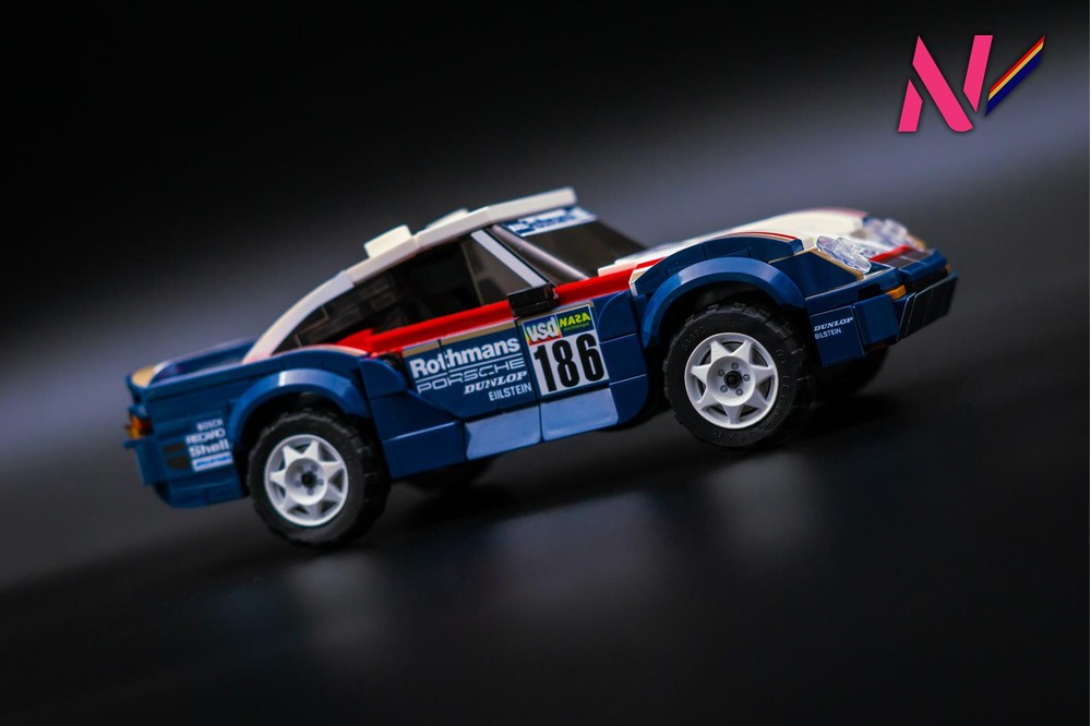 Lego Moc Porsche 959 Dakar By Nv Carmocs Rebrickable Build With Lego