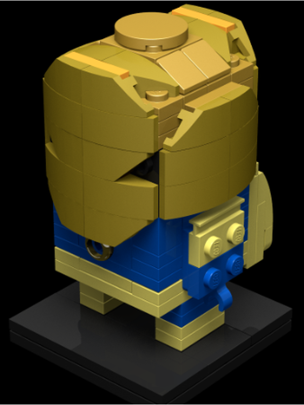 LEGO MOC Doctor Fate Brickheadz by raguidel | Rebrickable - Build with LEGO