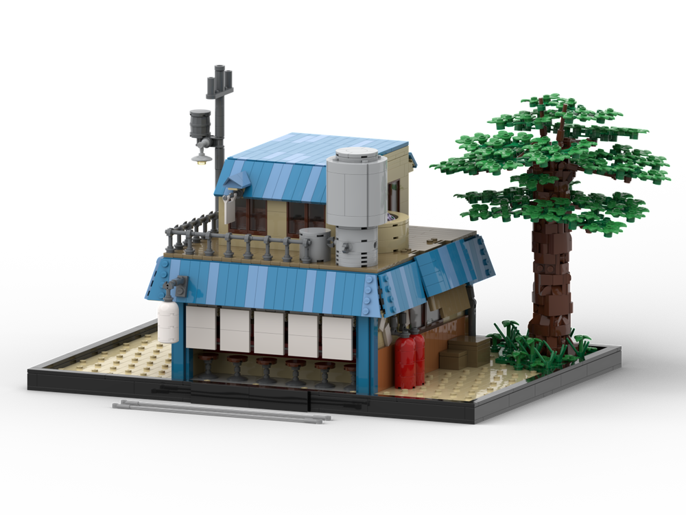 LEGO MOC Naruto: Ramen Ichiraku by Kyler_Finni | Rebrickable - Build ...