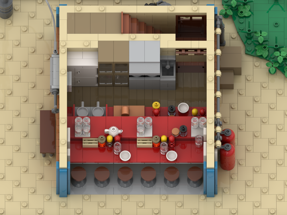 LEGO MOC Naruto: Ramen Ichiraku by Kyler_Finni | Rebrickable - Build ...