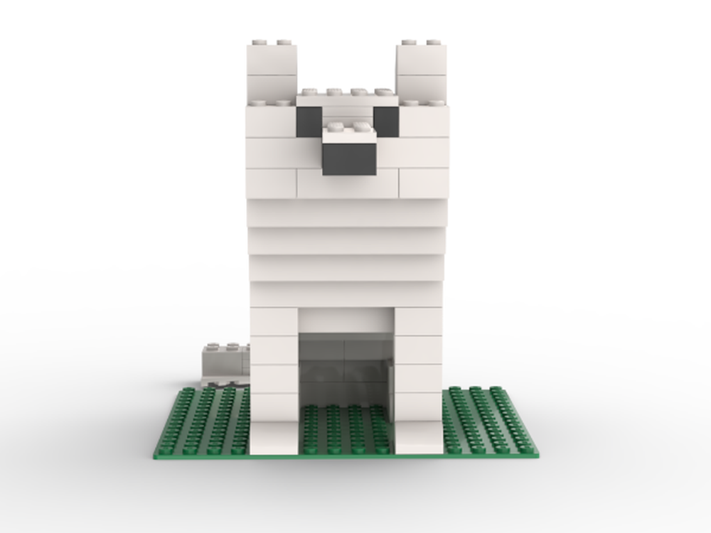 LEGO MOC snow the wolf by WILD_BLUEY | Rebrickable - Build with LEGO