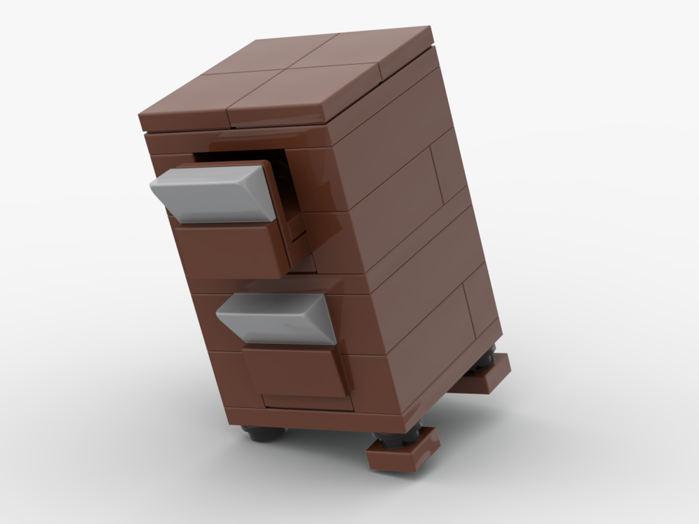 LEGO MOC-168366 Wonky File Cabinet by CatWillSCRATCH | Rebrickable ...