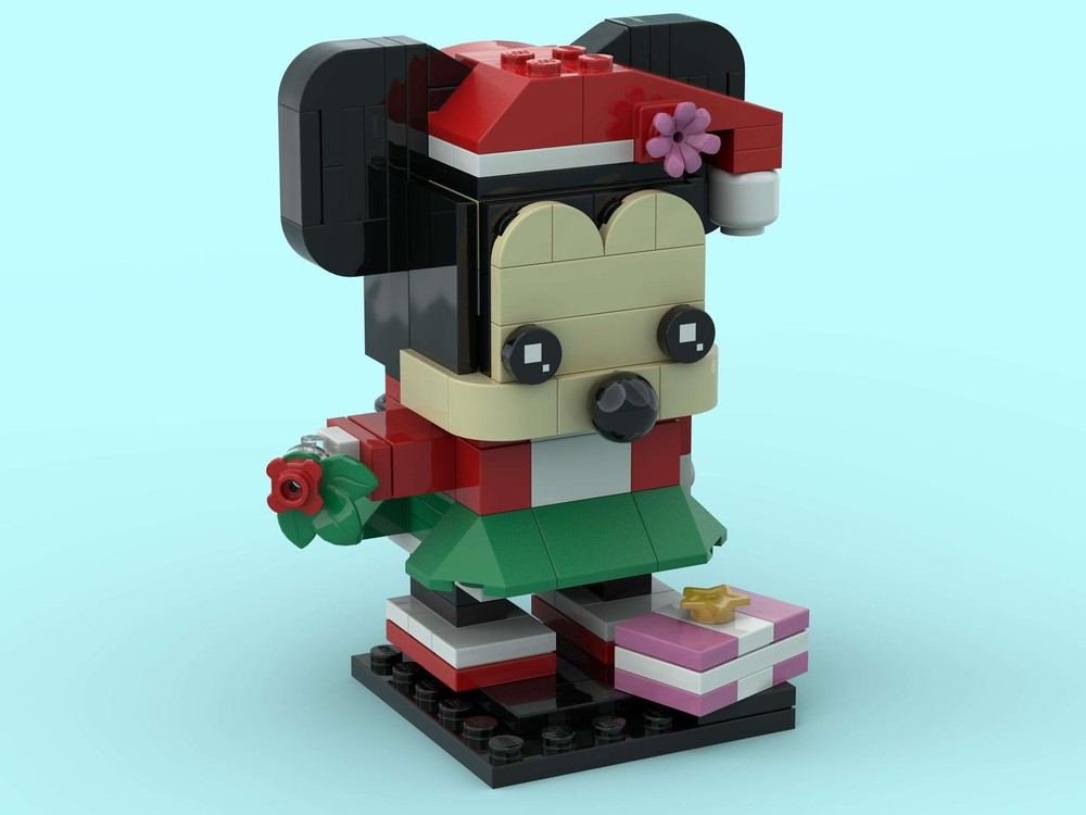 LEGO MOC Minnie Mouse (Christmas Edition) by Puremadness | Rebrickable ...
