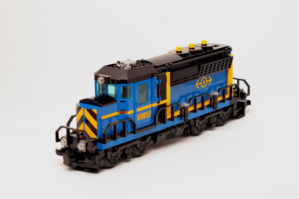 LEGO MOC Dressed-up 60052 Cargo Train Engine by timeremembered ...