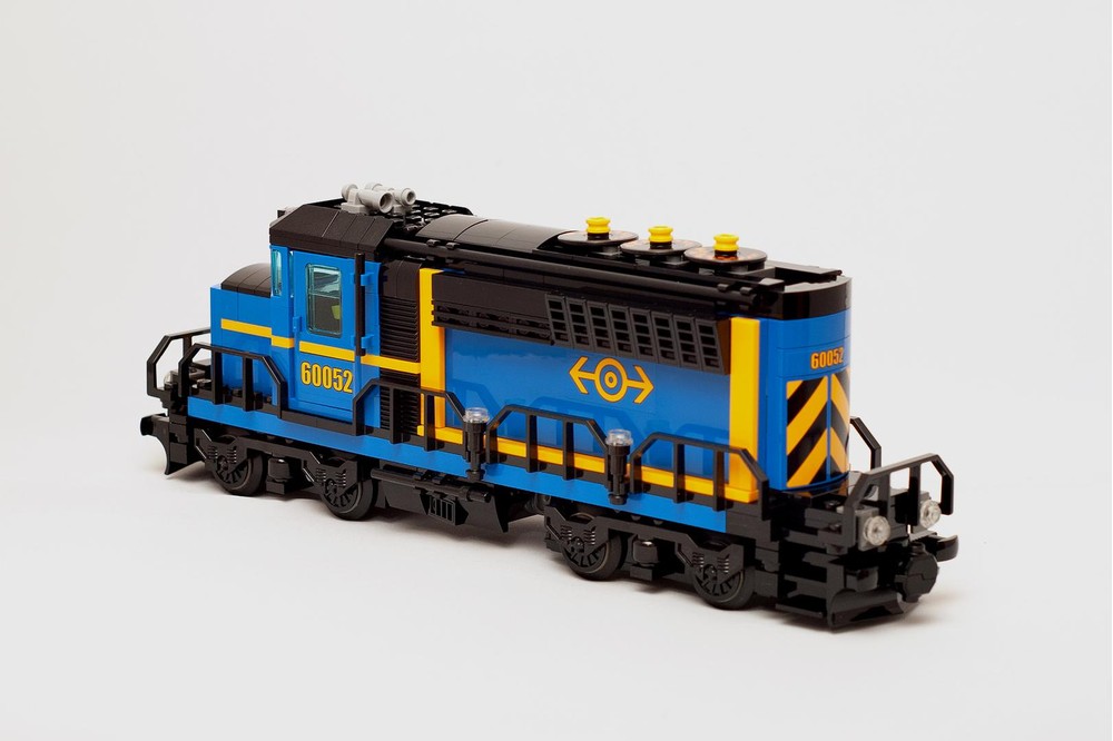 LEGO MOC Dressed-up 60052 Cargo Train Engine by timeremembered ...