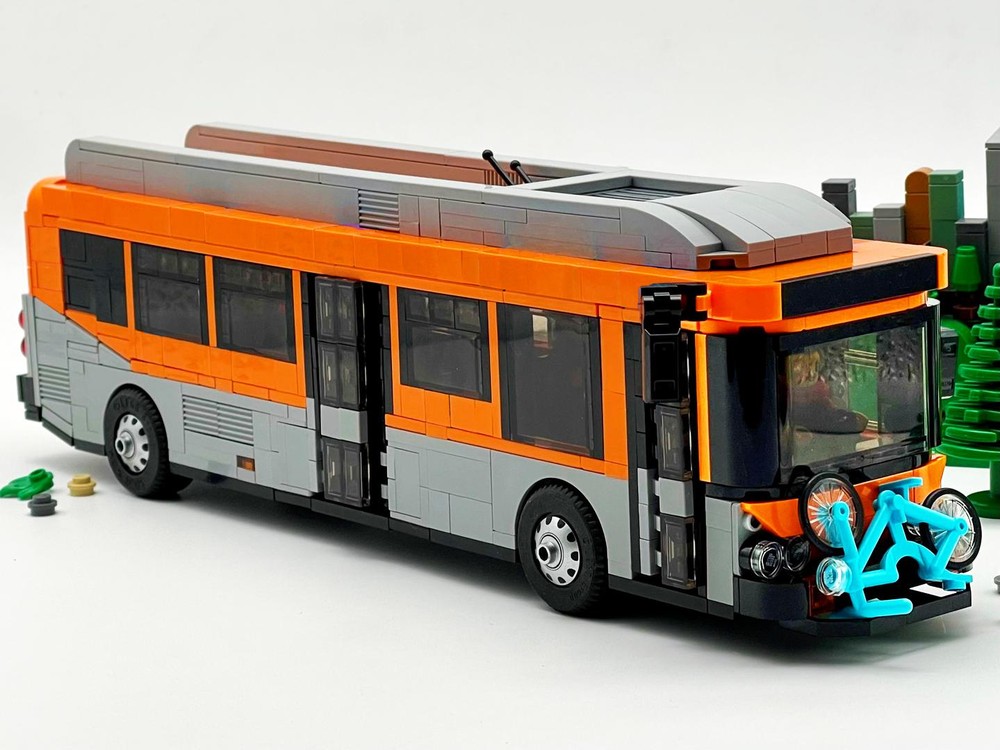 LEGO MOC West Coast City Bus by IBrickedItUp | Rebrickable - Build with ...