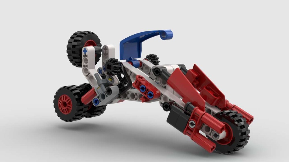 LEGO MOC StylishMotorbike by Kiet | Rebrickable - Build with LEGO