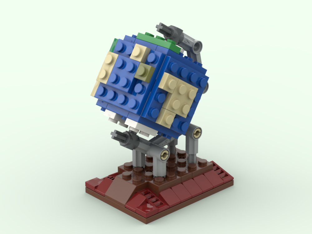 LEGO MOC-168404 Mini Globe by emtirabl | Rebrickable - Build with LEGO