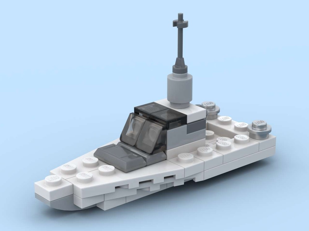 LEGO MOC Small Motorboat 30654 by flobert2 | Rebrickable - Build with LEGO
