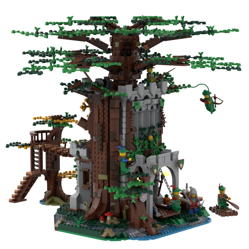 LEGO MOC Forestmen Fortress & Joust Tournament - 31120 & 21318 ...