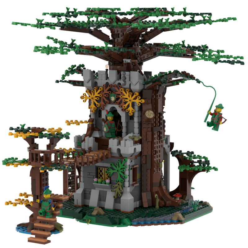 LEGO MOC Forestmen Fortress & Joust Tournament - 31120 & 21318 ...