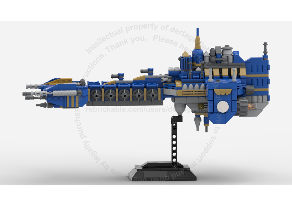 LEGO MOC Warhammer 40k Battle Barge by dertagedieb | Rebrickable ...