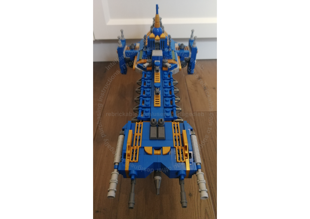 LEGO MOC Warhammer 40k Battle Barge by dertagedieb | Rebrickable ...