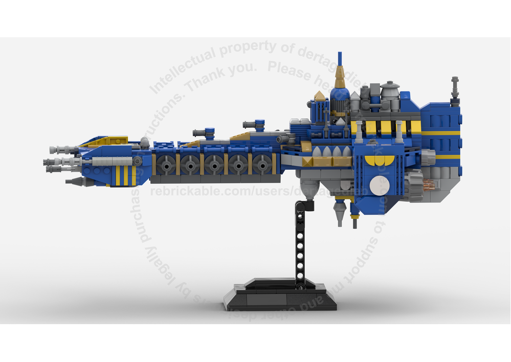 LEGO MOC Warhammer 40k Battle Barge by dertagedieb | Rebrickable ...