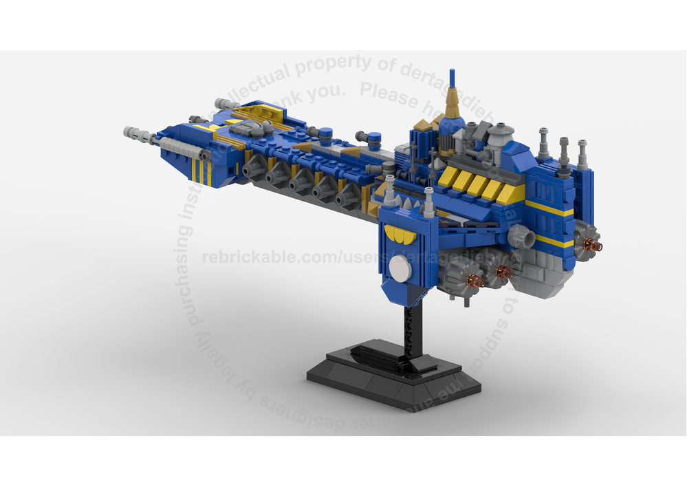 LEGO MOC Warhammer 40k Battle Barge by dertagedieb | Rebrickable ...