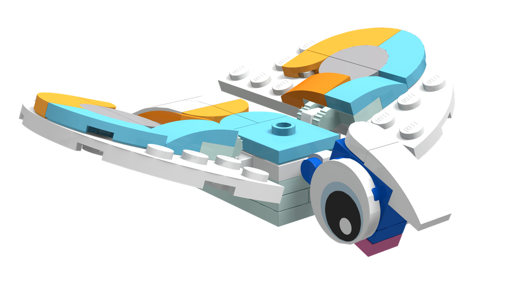 LEGO MOC Metamorphic Flutter by M4rkOS | Rebrickable - Build with LEGO