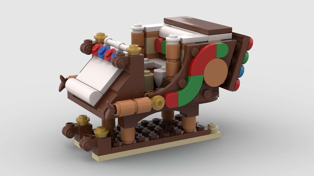LEGO MOC Sleigh by Guignome01 | Rebrickable - Build with LEGO