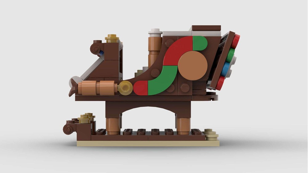 LEGO MOC Sleigh by Guignome01 | Rebrickable - Build with LEGO