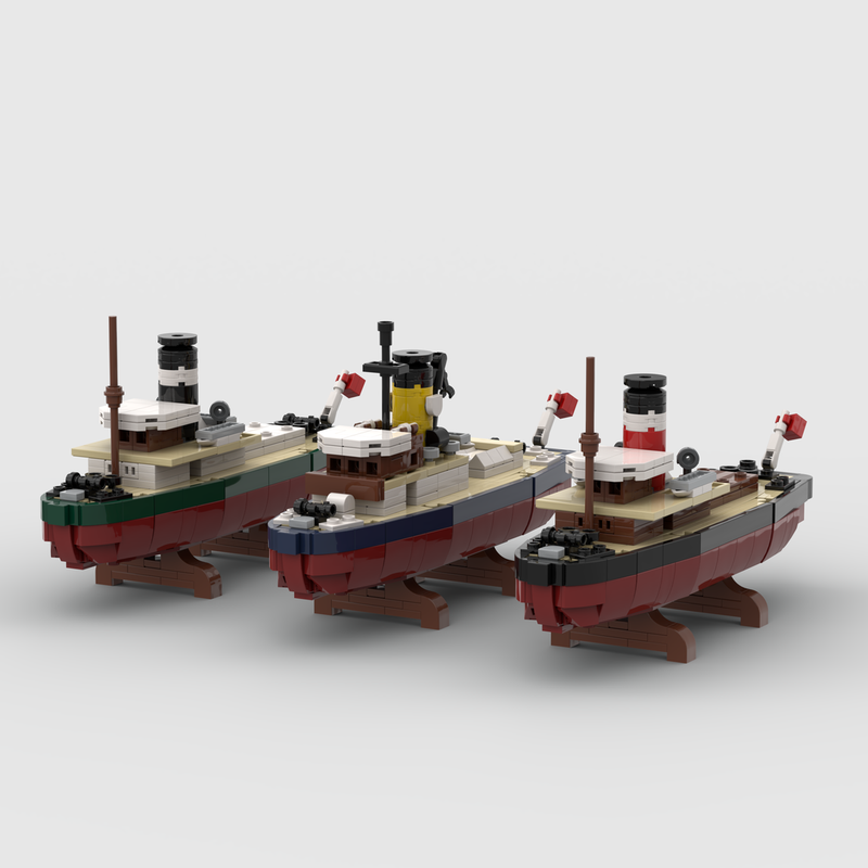 LEGO MOC TUGS WILLIAM C DALDY, VULCAN & NEPTUNE by SLIPWAYBRICKS ...