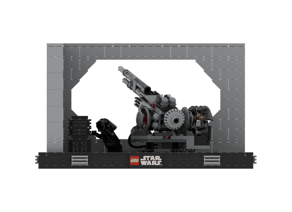 LEGO MOC SB-920 Laser Cannon Diorama by Malcav | Rebrickable - Build ...