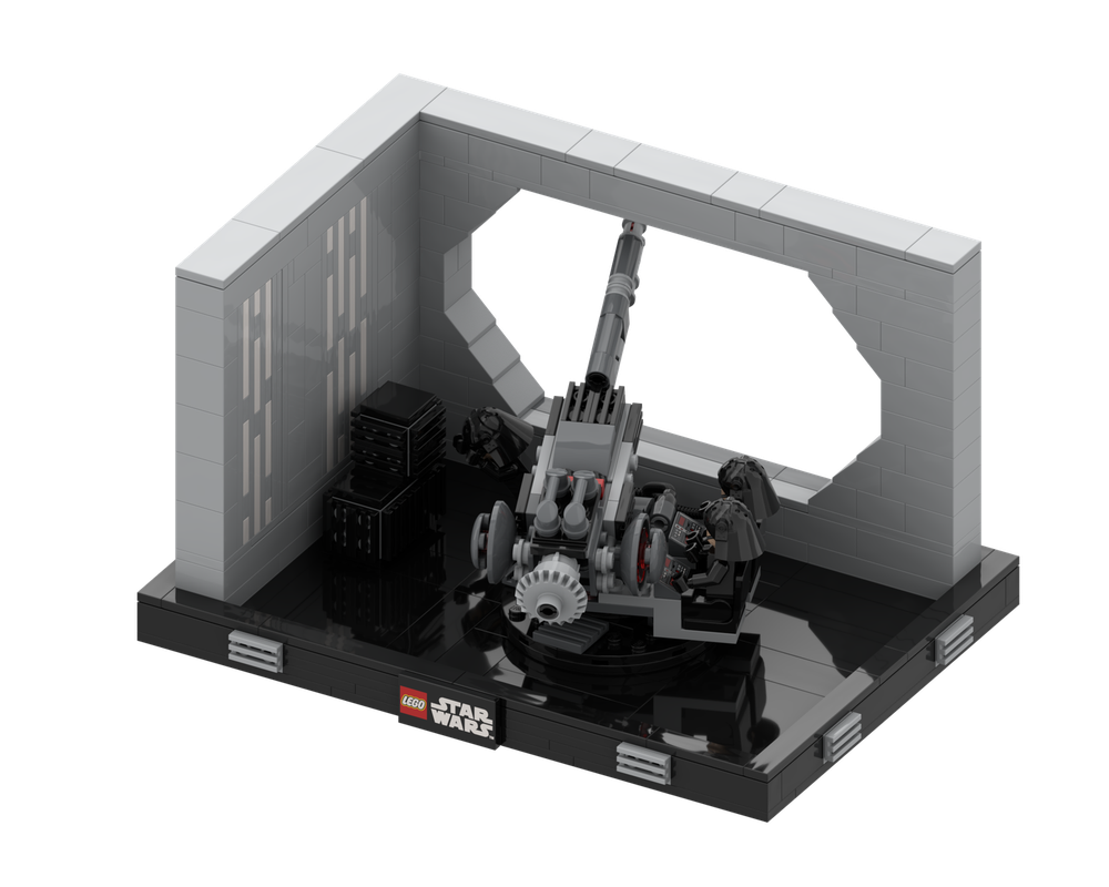 LEGO MOC SB-920 Laser Cannon Diorama by Malcav | Rebrickable - Build ...