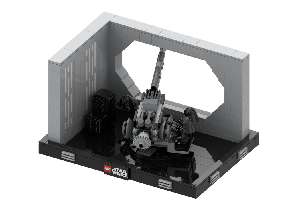 LEGO MOC SB-920 Laser Cannon Diorama by Malcav | Rebrickable - Build ...
