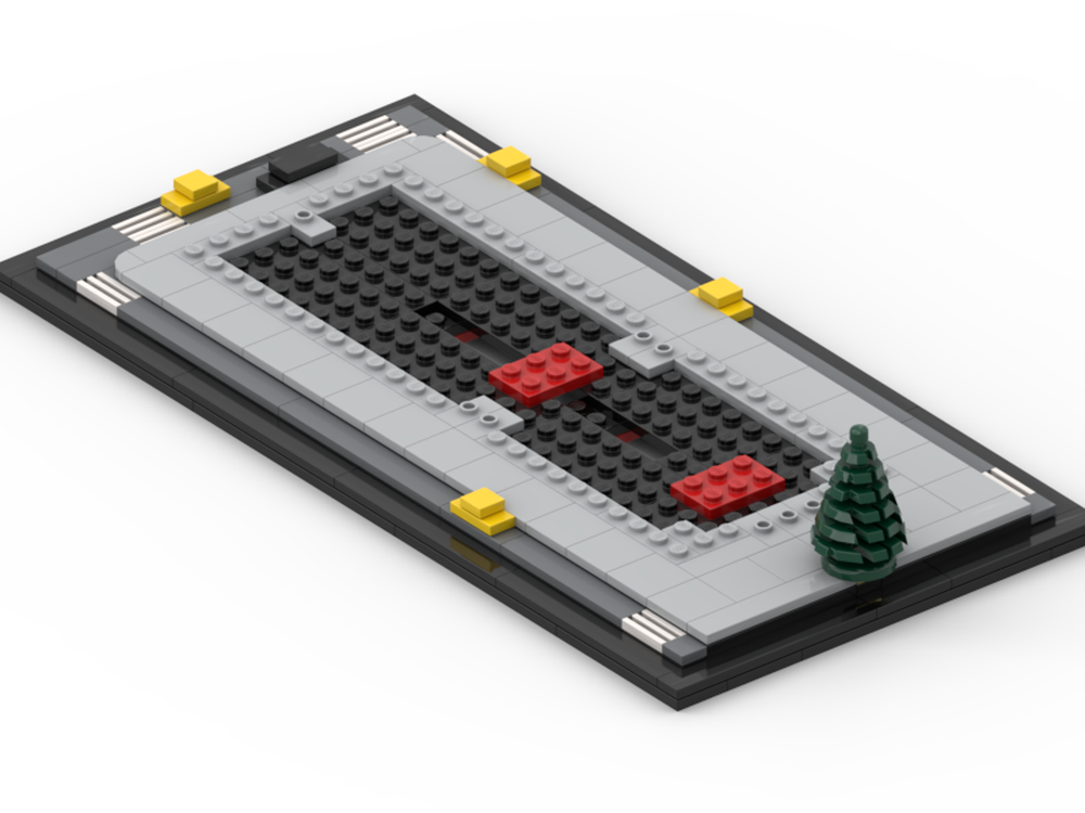 LEGO MOC 30 Rockefeller Plaza 1:800 Base modified by jimgulz ...