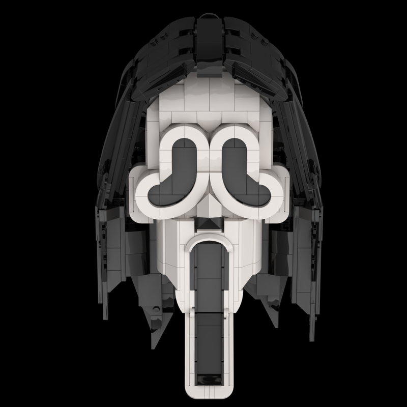 LEGO MOC-168516 Ghostface Mask from Scream Movie Full set with Hood by ...