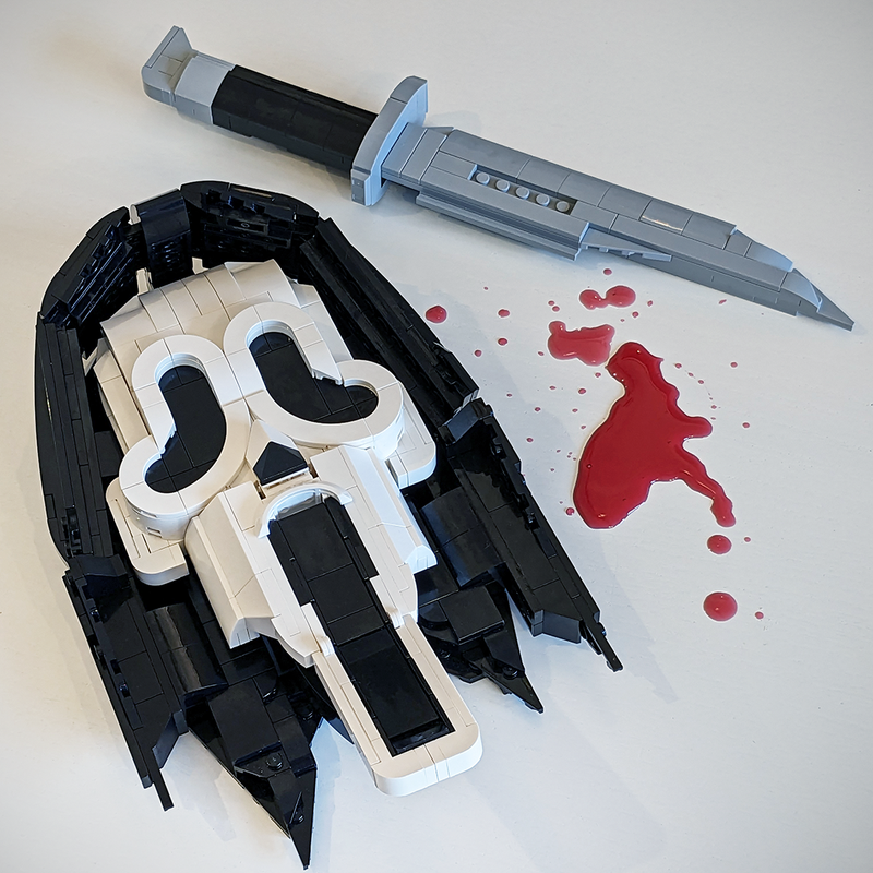 LEGO MOC Ghostface Mask from Scream Movie Full set with Hood by ...