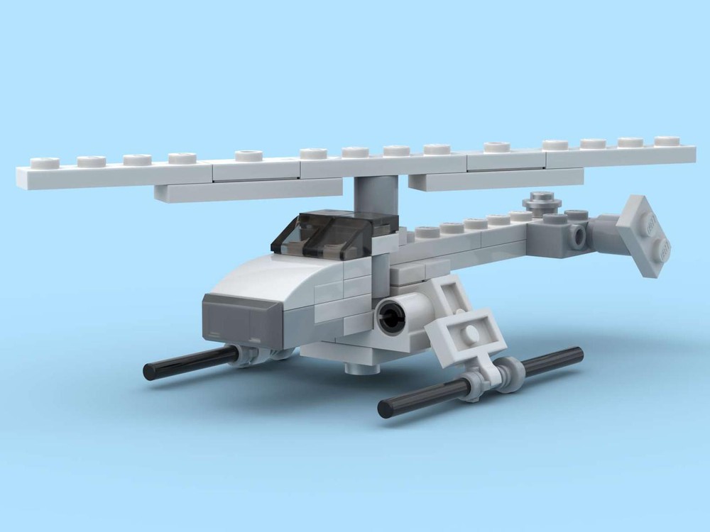 LEGO MOC Small Helicopter 30654 by flobert2 | Rebrickable - Build with LEGO