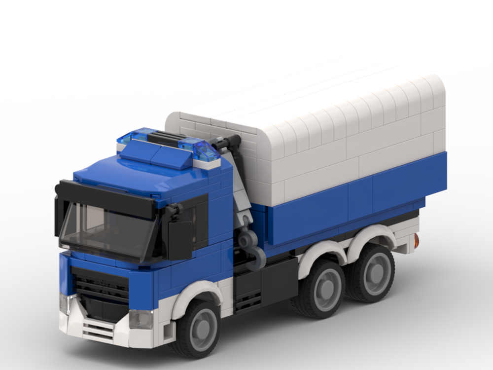 LEGO MOC THW Mercedes Arocs Ldkr 27mt by ole.828 | Rebrickable - Build ...