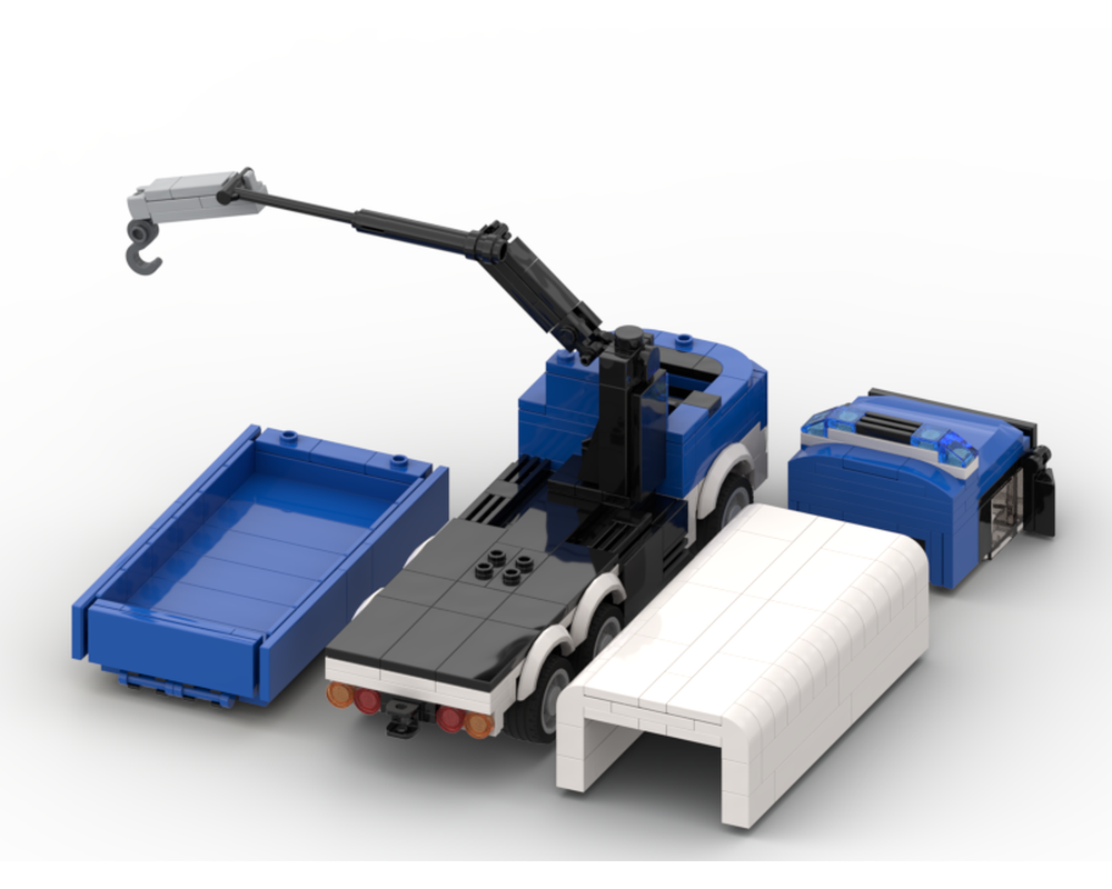 LEGO MOC THW Mercedes Arocs Ldkr 27mt by ole.828 | Rebrickable - Build ...