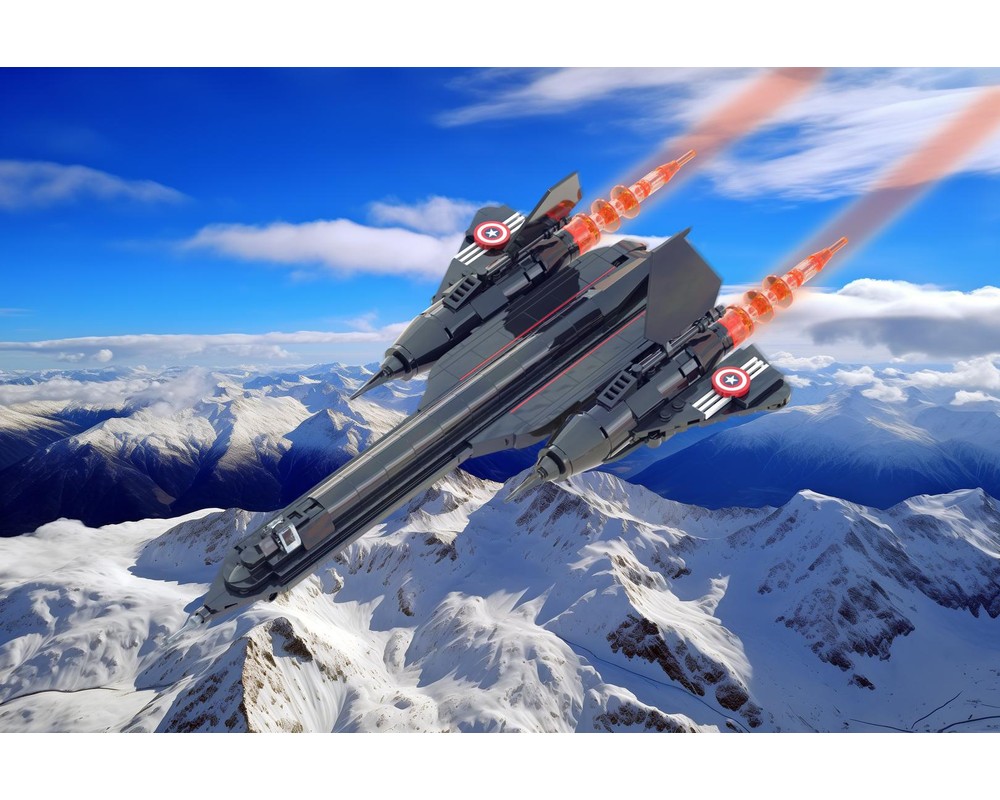 LEGO MOC SR-71 Blackbird Star wing version by Thomus_Bean | Rebrickable ...