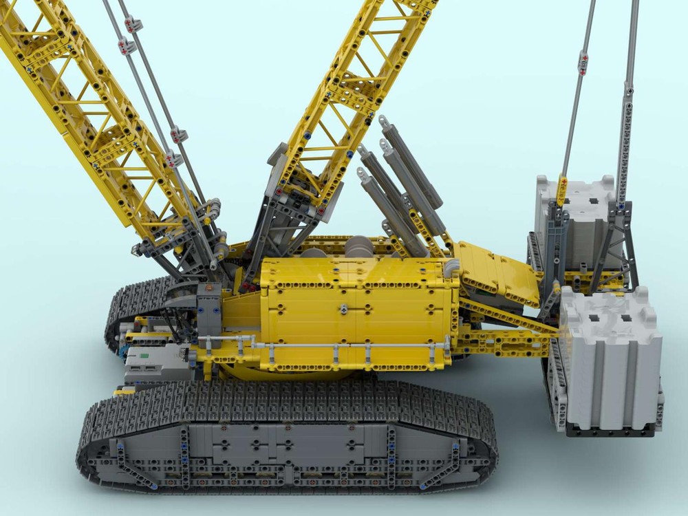 LEGO MOC Liebherr LR 13000 SDWB configuration (2x42146) by zz0025 ...