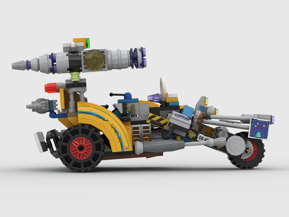 Lego Moc Hidden Side Tricicle By Brelha Rebrickable Build With Lego