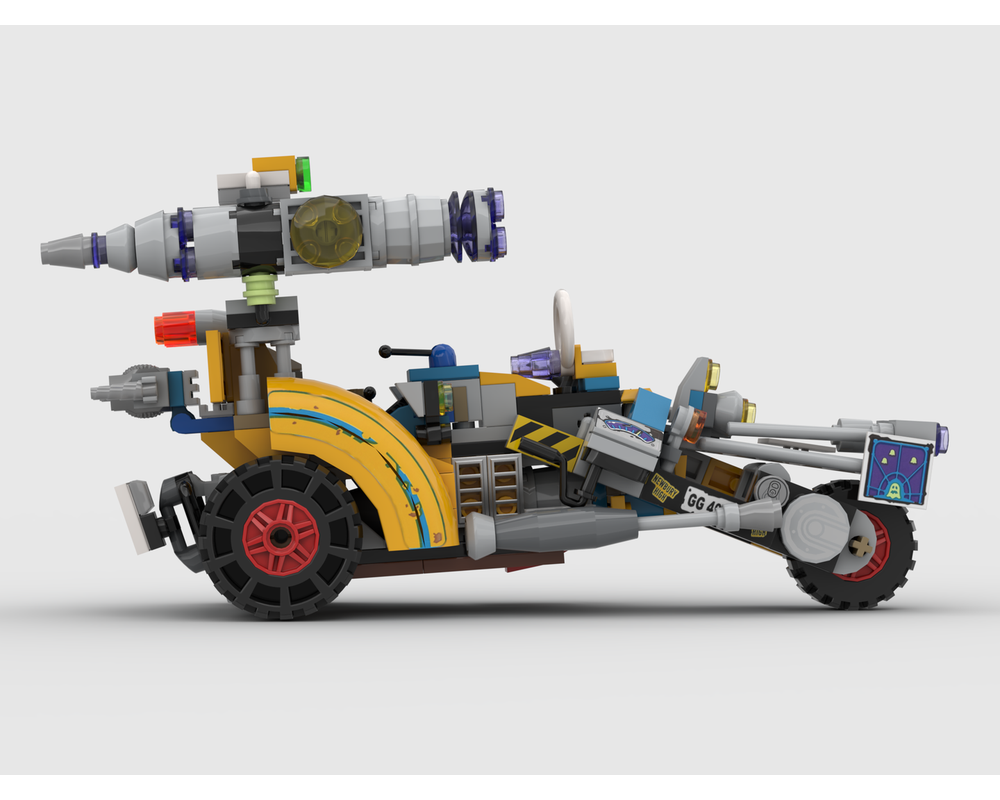 Lego Moc Hidden Side Tricicle By Brelha Rebrickable Build With Lego