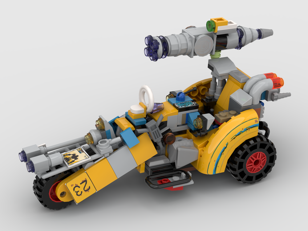 Lego Moc Hidden Side Tricicle By Brelha Rebrickable Build With Lego