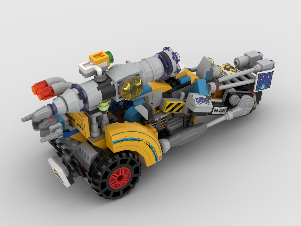 Lego Moc Hidden Side Tricicle By Brelha Rebrickable Build With Lego