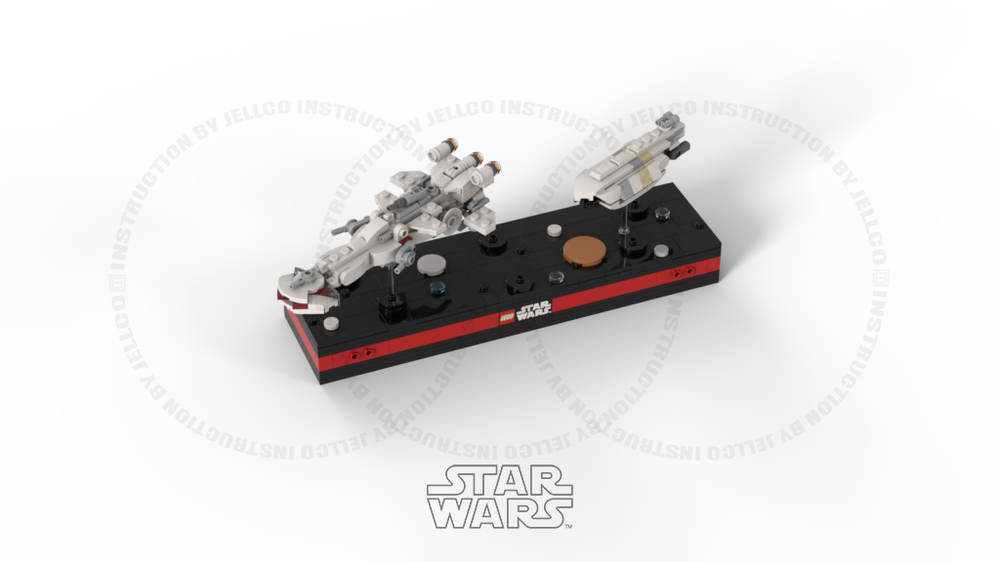 LEGO MOC Micro Dornean Gunship & Ultramicro GR-75 for Rebel Alliance ...