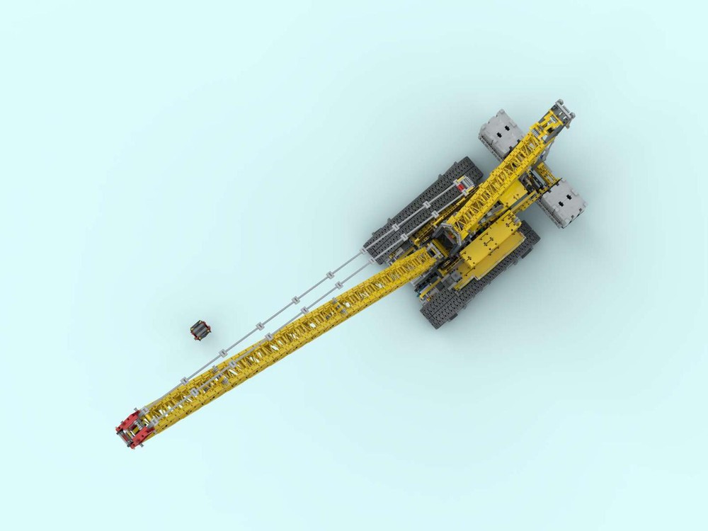 LEGO MOC Liebherr LR 13000 SDB configuration (2x42146) by zz0025 ...