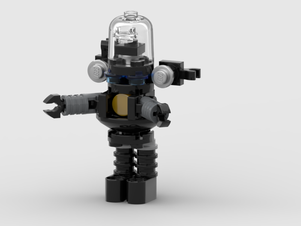 LEGO MOC Minifigure Size Robbie The Robot From "The Forbidden Planet ...