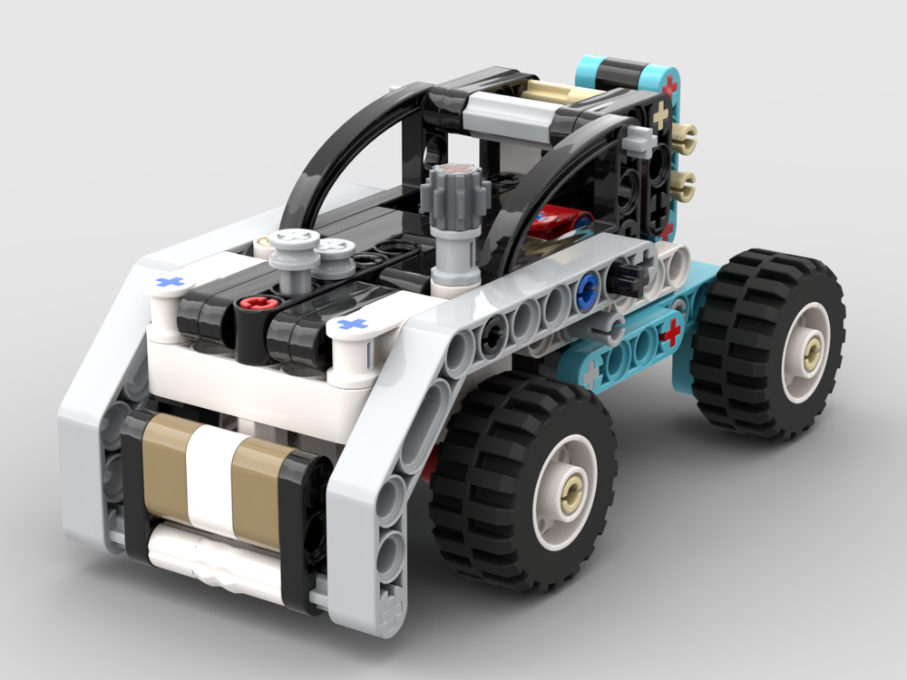 LEGO MOC Long Nose Car by Raptor9889 | Rebrickable - Build with LEGO